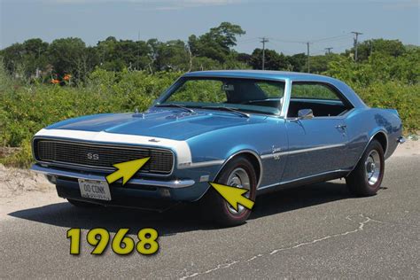 How To Tell The Difference Between A 67 And 68 Camaro