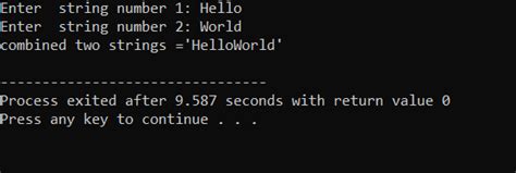 C Program To Concatenate Two Strings Naukri Code 360