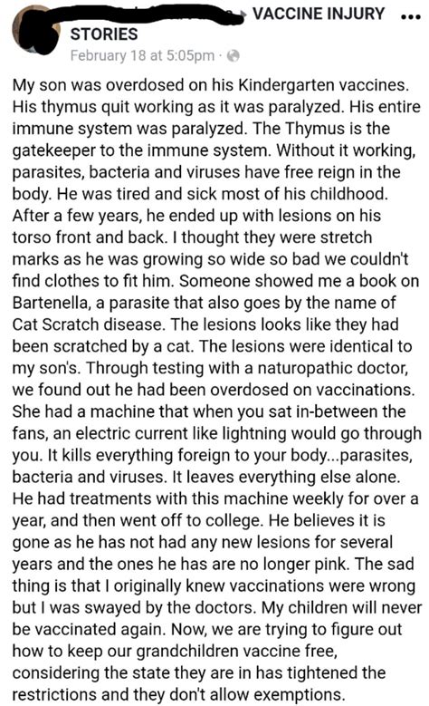 Til Vaccines Give You The Cat Scratch Fever X Post R Vaxxhappened
