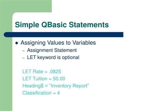 Ppt Qbasic Powerpoint Presentation Free Download Id460436