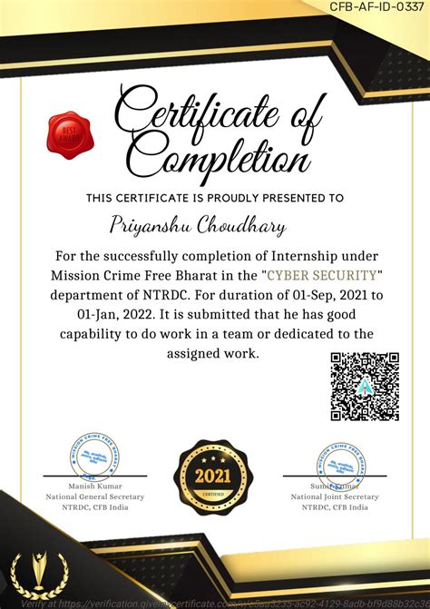 Priyanshu Choudhary On Linkedin Internship Team Cybersecurity