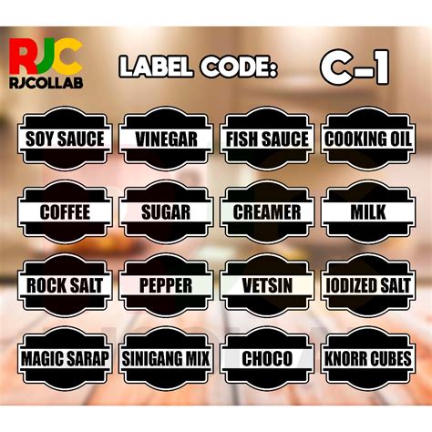 Condiments Sticker Label 16 Pcs Waterproof Please Read Product Description 0 1 Day Shipout