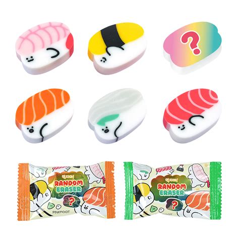 초밥 랜덤지우개 60개 온채널