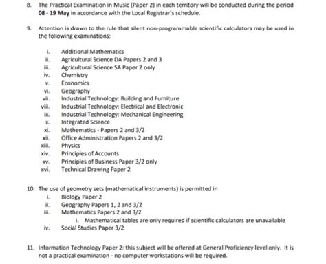 Cxc Csec Timetable May June 2023 My Trini Chile