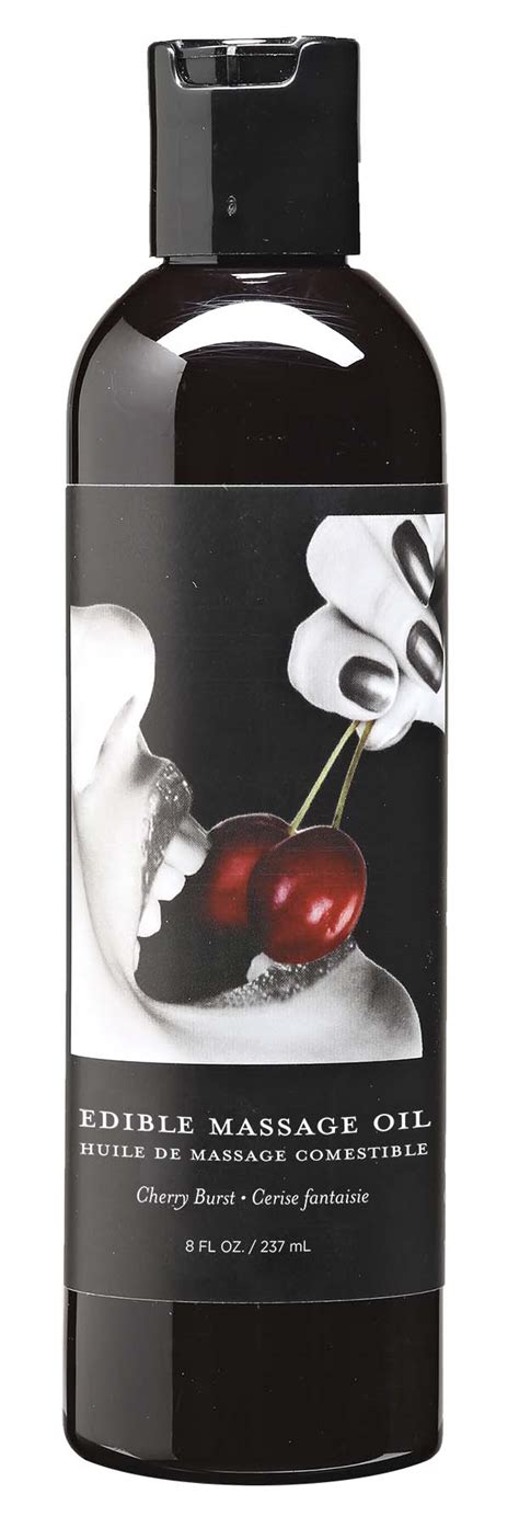 Edible Massage Oil Cherry 8 Fl Oz Labyrinth Toys
