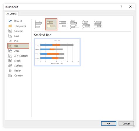 insert chart in word