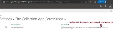 How To Get Tenant Id Using The Sharepoint Online App Principal Page Global Sharepoint