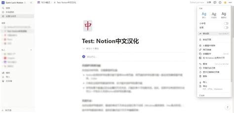 notion中文汉化方法汇总：总有1种适合你 tech笔记