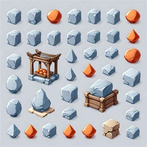 Premium Vector A Collection Of Different Types Of Objects Including A