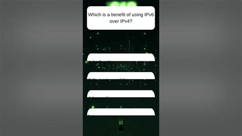 Which Is A Benefit Of Using Ipv6 Over Ipv4 Quiz Tech Technology Learning Youtube