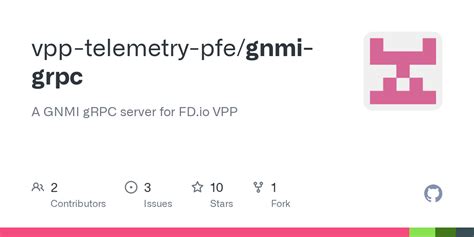 Github Vpp Telemetry Pfegnmi Grpc A Gnmi Grpc Server For Vpp Github Vpp Telemetry Pfegnmi Grpc A Gnmi Grpc Server For Vpp