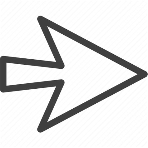 Arrow Navigation Pointer Right Icon