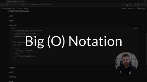 Big O Notation Preview De Interview Ready Youtube