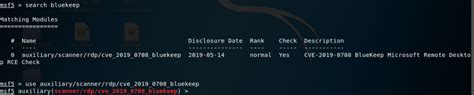 scanning and fixing the bluekeep cve 2019 0708 rdp vulnerability