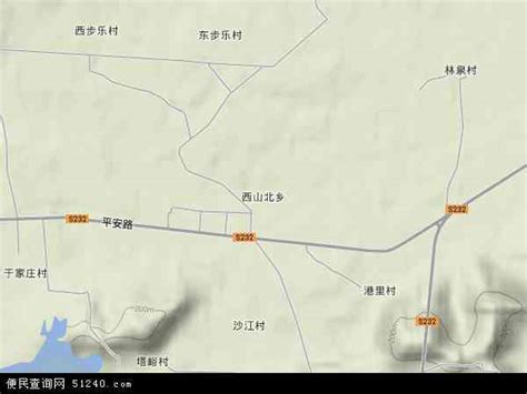 西山北乡地图 西山北乡卫星地图 西山北乡高清航拍地图 便民查询网地图