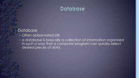 Introduction To Basic Database Concepts PPT