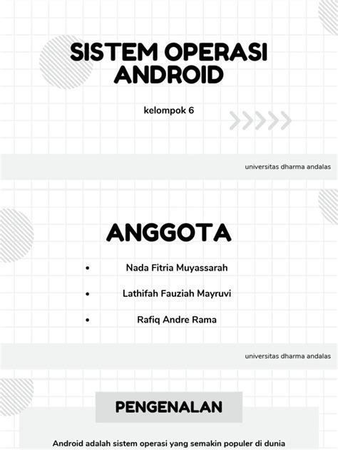 Sistem Operasi Andoroid Kelompok 6 Pdf Sistem Operasi Andoroid Kelompok 6 Pdf