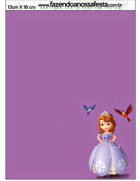 Sofia The First Free Printable Invitations Princess Sofia Invitations Free Printable