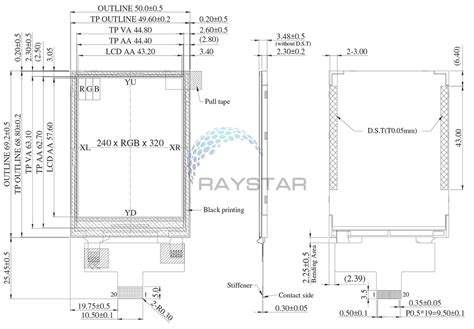 2 8 inch tft spi lcd 240x320 raystar 2 8 tft spi module