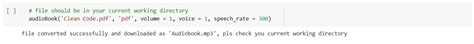 How To Create An Audiobook Using Python In 2021 Buggy Programmer