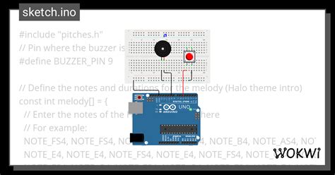 Buzzer Song Wokwi Esp32 Stm32 Arduino Simulator