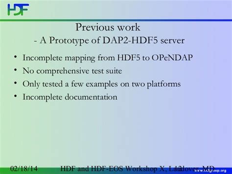 Access Hdf5 Datasets Via Opendaps Data Access Protocol Dap
