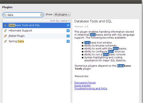 Use Idea Database Tools And Sql Ides Support Intellij Platform