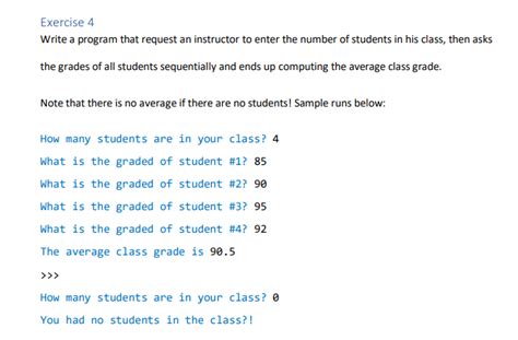 Solved Exercise 4 Write A Program That Request An Instructor