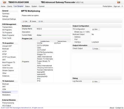 TBS QAM DVB C Modulator PCIe Card