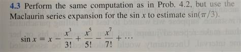 Solved 43 Perform The Same Computation As In Prob 42 But