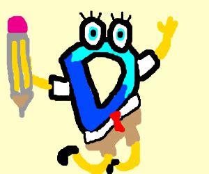 Drawception Logo As Spongebob Drawception