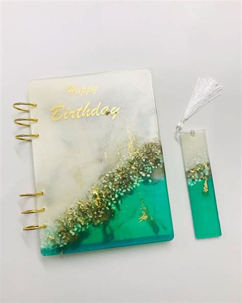 Resin By Gentleman On Instagram Resin Notebook 📒 Resinbookmarks Resinnotebook Resinart