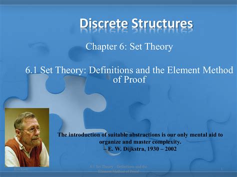 Set Theory Definitions The Element Method Of Proof