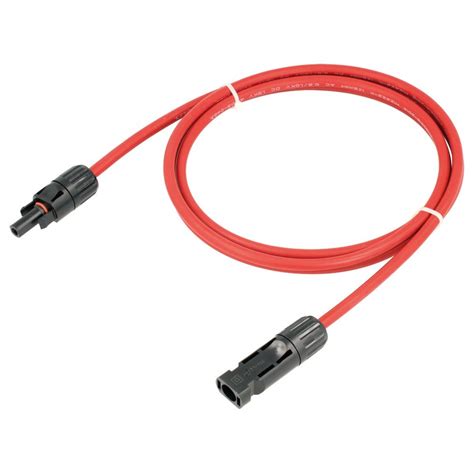 Conexión Placas Solares 60mm2 M H 2m Rojo Wir1992