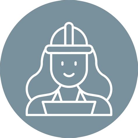 Premium Vector Qa Engineer Female Icon Vector Image Can Be Used For Professions
