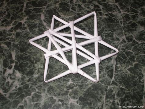Новогоднее плетение из газет. ВИНТАЖНОЕ СЕРДЦЕ. Мастер-класс