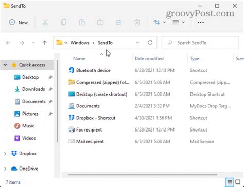 How To Add Items To The Windows 11 Send To Menu