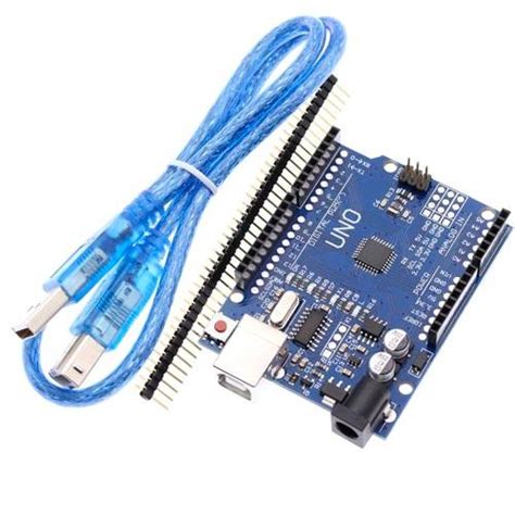 Купить Плата Arduino Uno R3 Atmega328p Au Usb Avr Usb кабель цена 300 ₴ — Promua Id