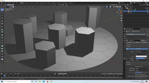 Blender Beginners Tutorial Create A Circle With Hexagon Faces Youtube