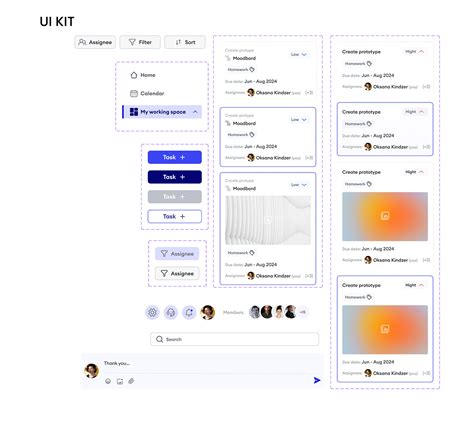 task manager web service behance