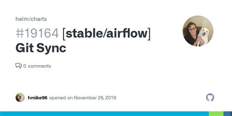 Stable Airflow Git Sync Issue Helm Charts GitHub