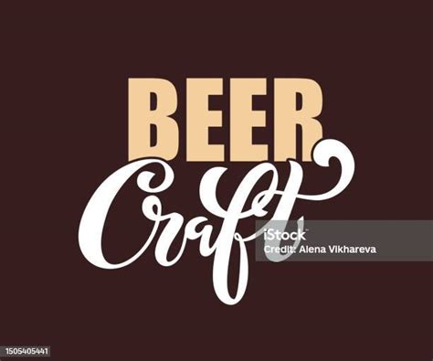 크 래 프 트 맥주입니다 레스토랑 카페 메뉴 글자를 손으로 맥주 컵의 그림 로고에 대한 스톡 벡터 아트 및 기타 이미지 로고 맥주 축전 0명 Istock