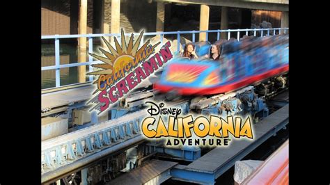 California Screamin At Disney California Adventure Youtube