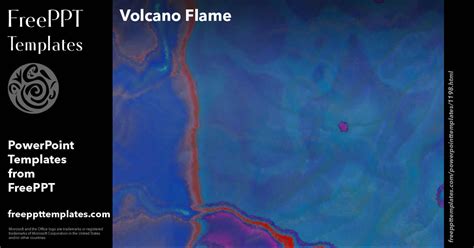 Volcano Flame PowerPoint Templates
