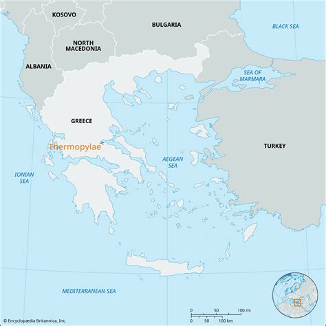 Thermopylae Persian Wars Battle Of Britannica