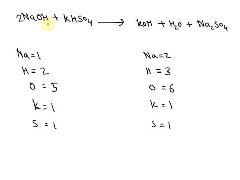 Solved Write Out The Balanced Chemical Equation For The Reaction Shown