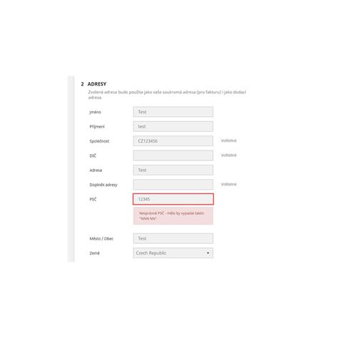 Fix Validation Of Postal Code