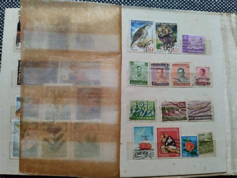 早期蒐集絕版各國（美國、加拿大、澳洲、多明尼加、泰國、日本…）郵票集郵冊1本 2 yahoo奇摩拍賣