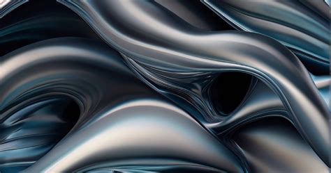Ai Generated This Is A Close Up Glossy Object With Flowing Organic
