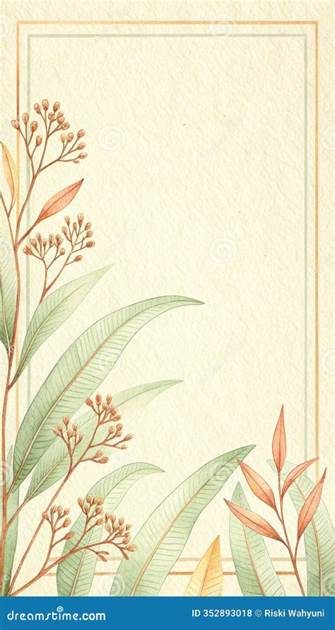 Rustic Elegance Captivating Minimalist Border Designs With Paper Texture Stock Photo Image Of